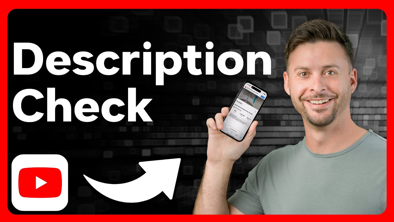 How To Check Description On Youtube Youtube