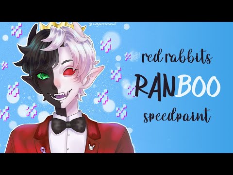 Red Rabbits Vtuber Ranboo Dream Smp Speedpaint Youtube