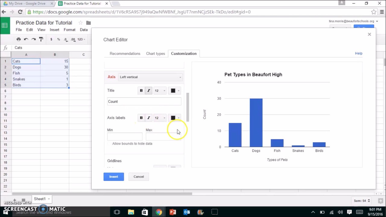 Graphing Tutorial Youtube