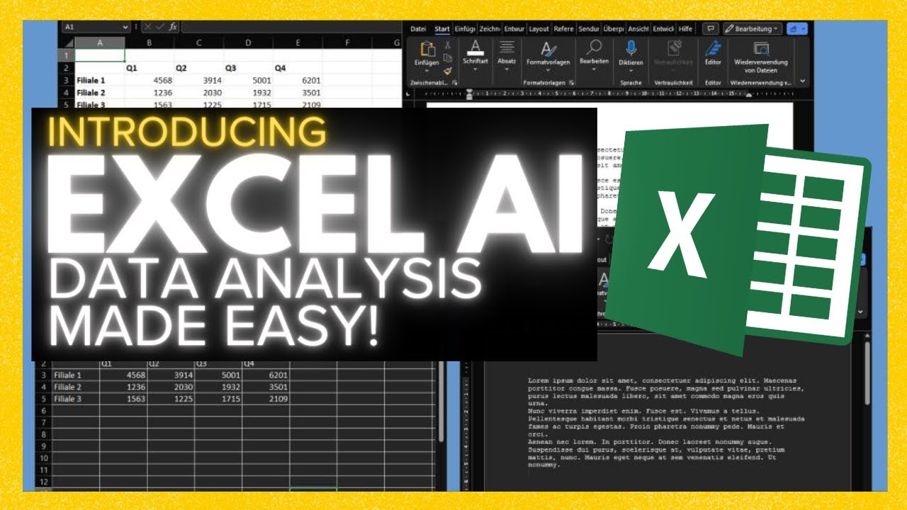 Excel Ai Data Analysis Made Easy With Ai Youtube