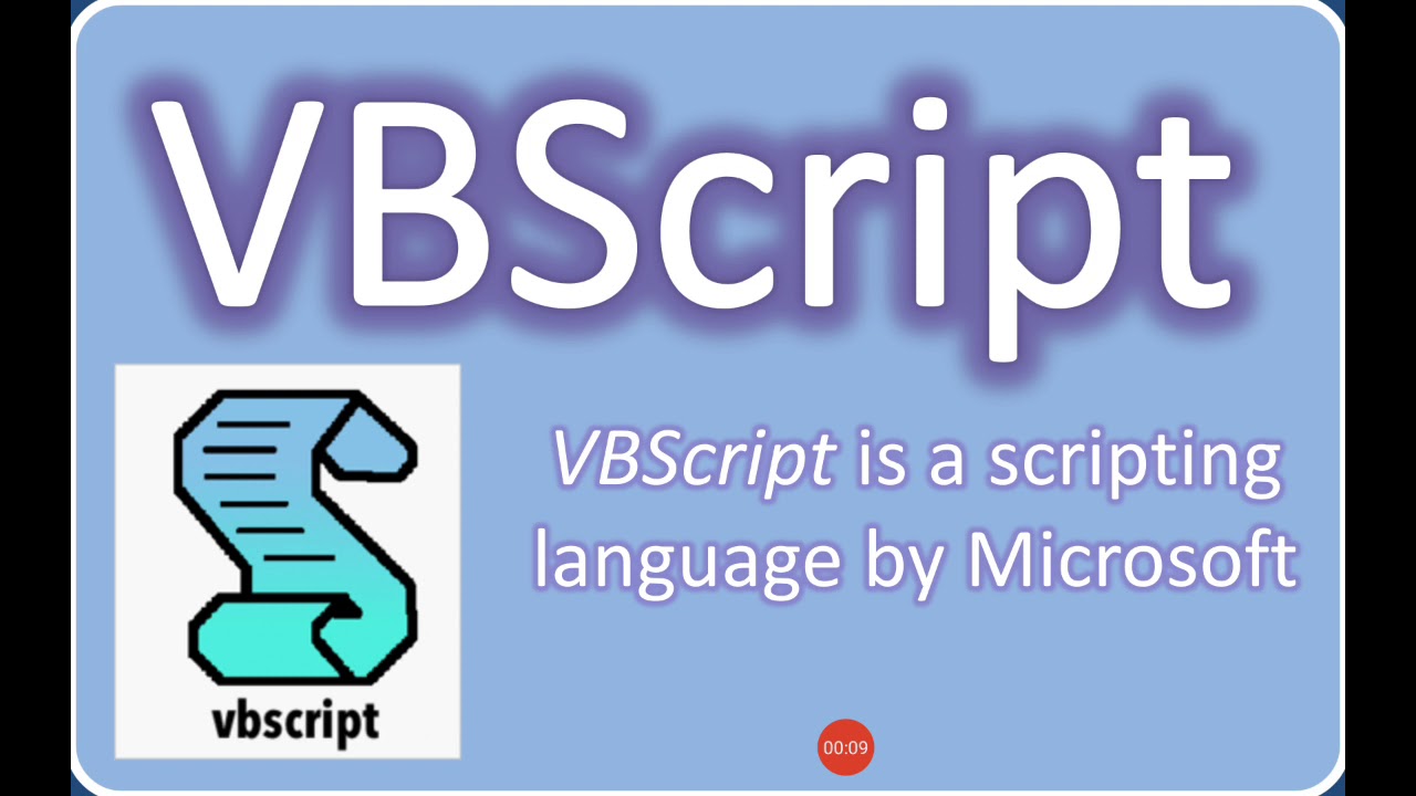 Vbscript Youtube
