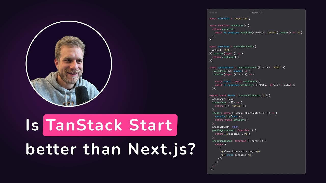Exploring Tanstack Start Youtube