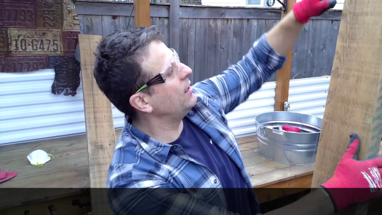 Everyday Workbench Prepping Reclaimed Lumber For Interior Use Youtube