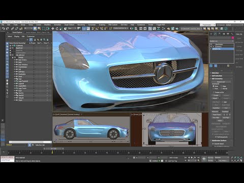 3ds Max Car Modeling Modeling 03 Youtube