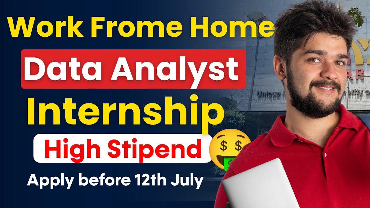 Work From Home Data Analyst Internship 2025 No Experience Required
