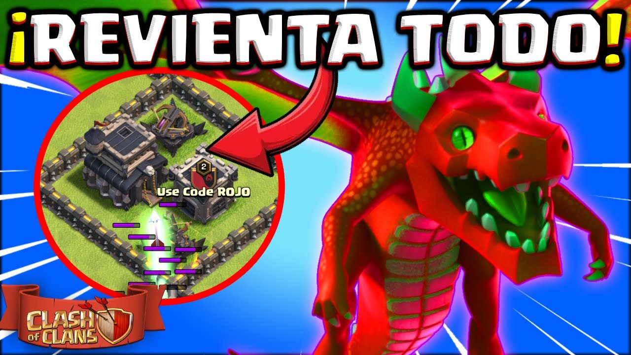 Como Atacar Con Dragones Th9 Ataque De Guerra Ejército Clash Of Clans