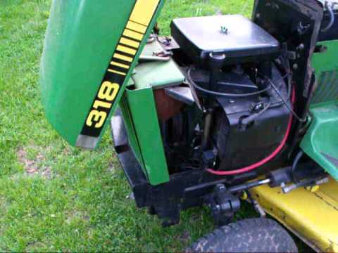 John Deere 318 Onan Engine Youtube
