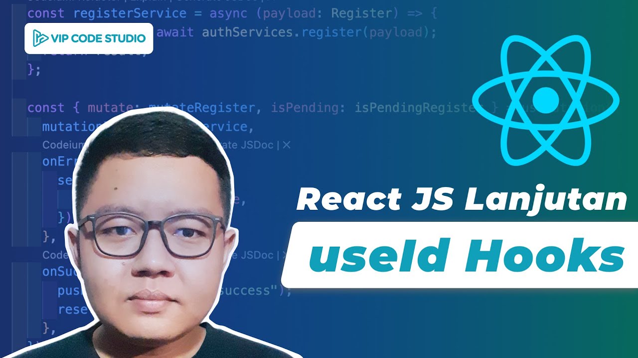 React Js Lanjutan 1 Useid Hooks Youtube