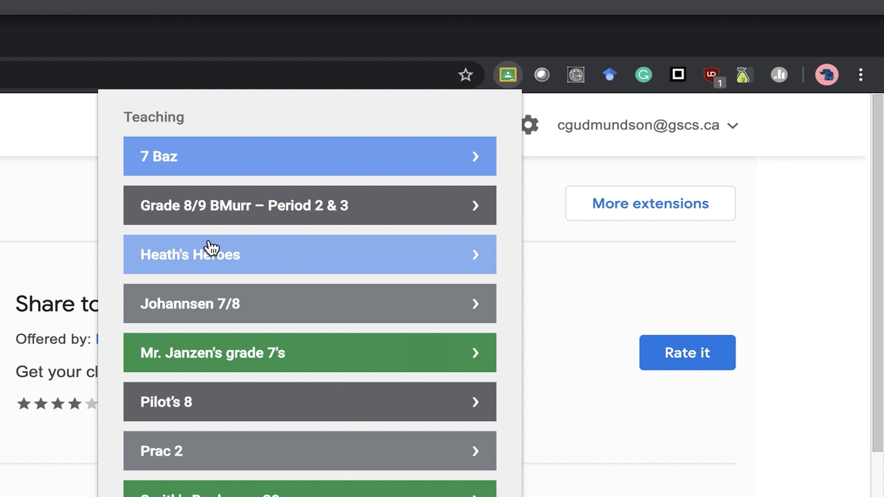 Google Classroom Extension For Chrome Youtube