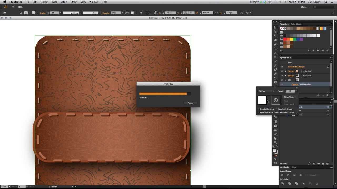 Waffle Texture Adobe Illustrator Tutorial How To Create