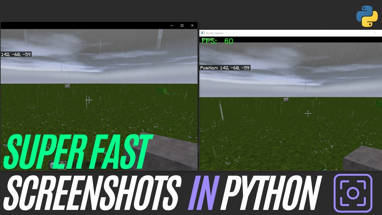 60 Fps Screen Capture Python Youtube