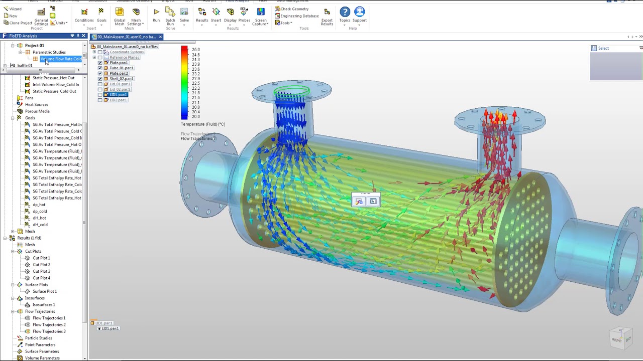 Floefd Solid Edge Heat Transfer Youtube