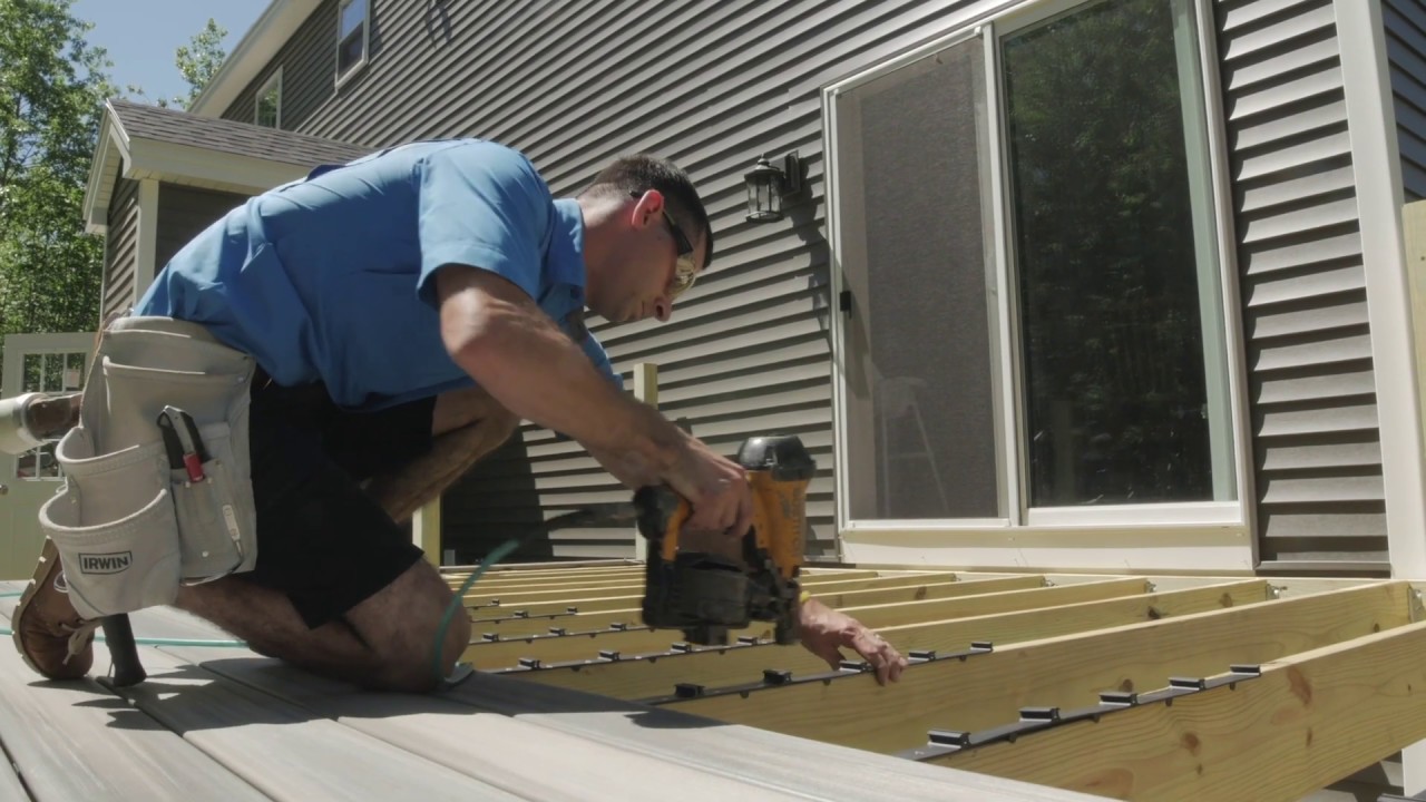 Duralife Step Clip Decking Installation Youtube