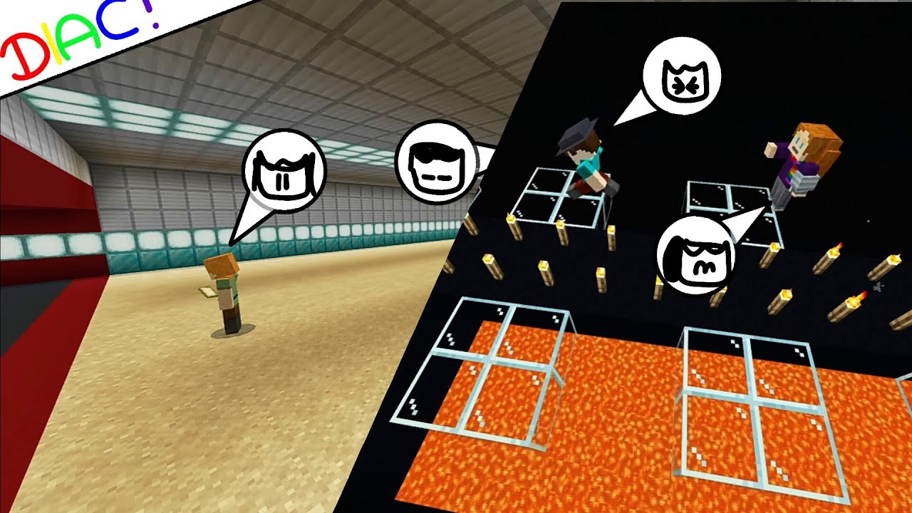 Squid Game à 4 Dans Minecraft Youtube