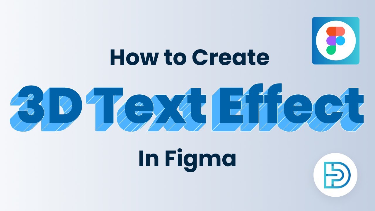 How To Create 3d Text In Figms 3d Text Effect In Figma Design
