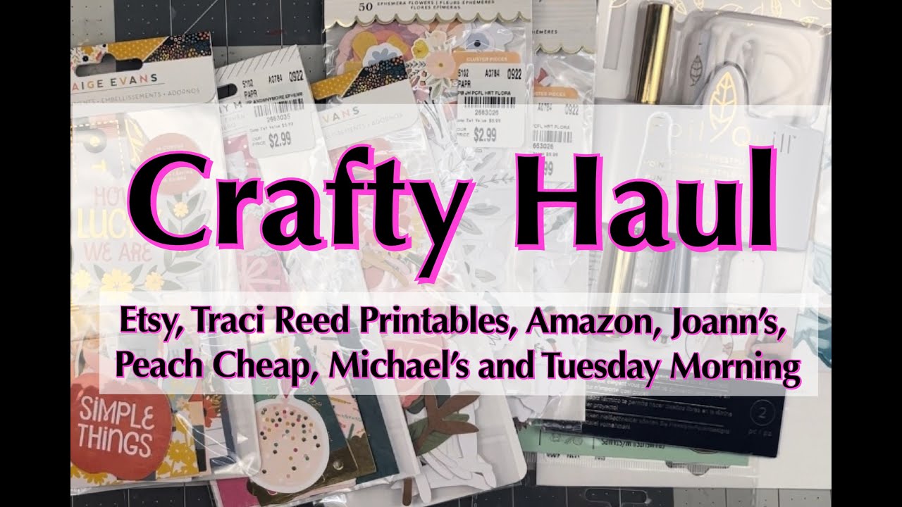 Crafty Haul Youtube