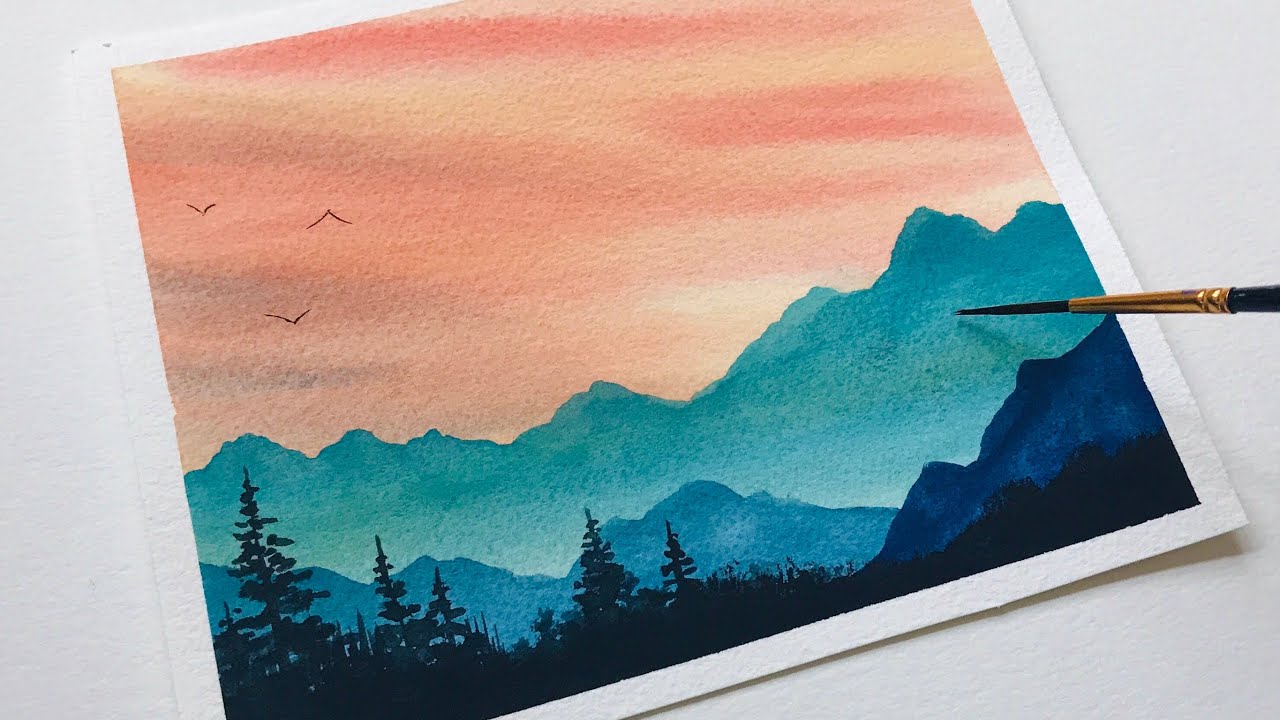 Easy Watercolor Painting Tutorial For Beginners At Stephanie Felder Blog