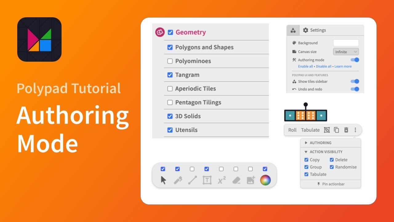 Authoring Mode In Polypad Youtube