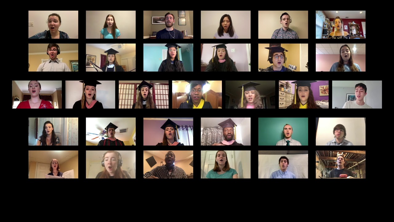 Tcnj Chorale The Road Home Virtual Choir Commencement Youtube