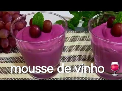 Mousse De Vinho рџќ Tinto Receita Fгўcil Youtube