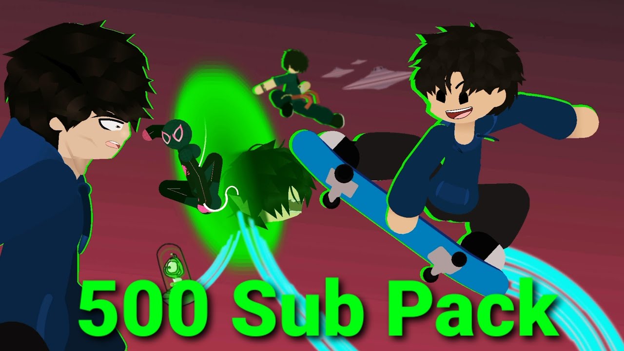 500 Sub Pack Stick Nodes Pro Movieclips Sprites And Figs Youtube
