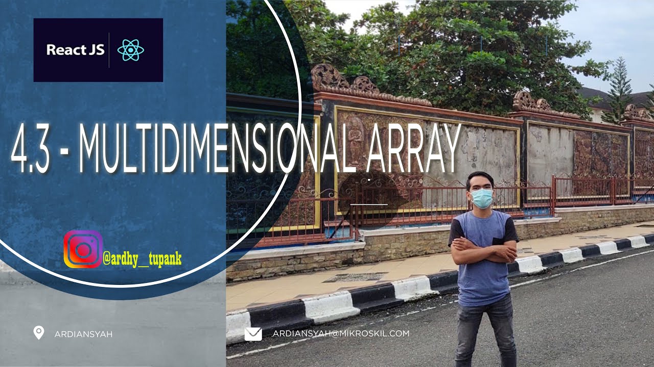 React Js 4 3 Multidimensional Array Youtube