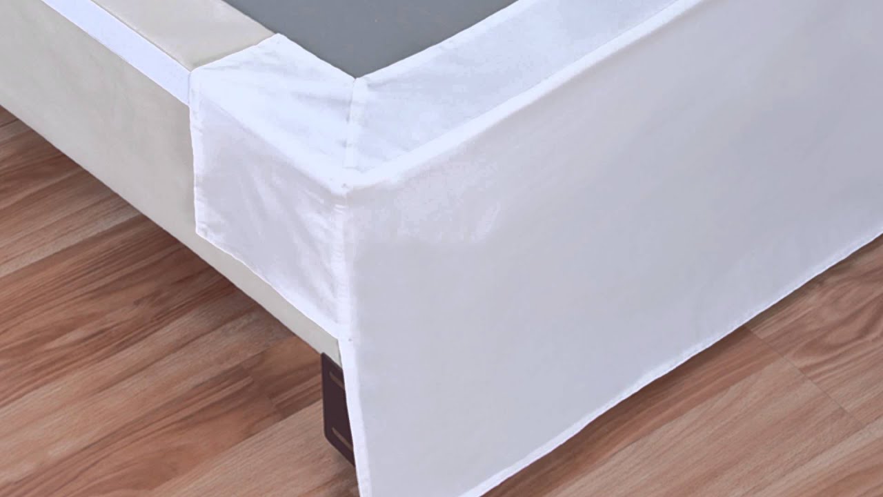 Wonder Skirt Wrap Around Bed Skirt At Bed Bath Beyond Youtube