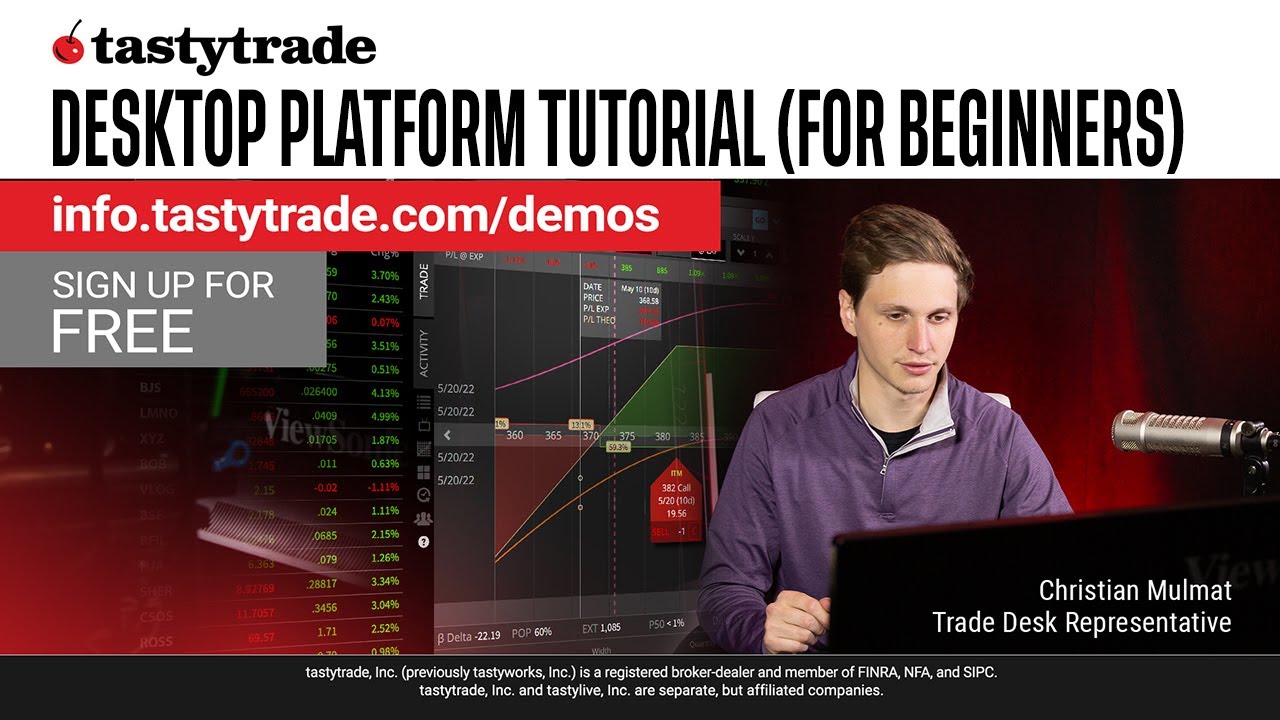 Tastytrade S Desktop Platform Tutorial For Beginners July 2023
