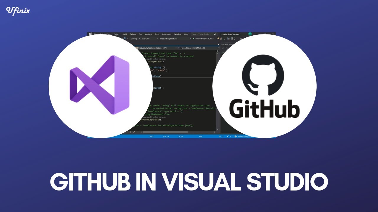 Using Github In Visual Studio 2019 Youtube