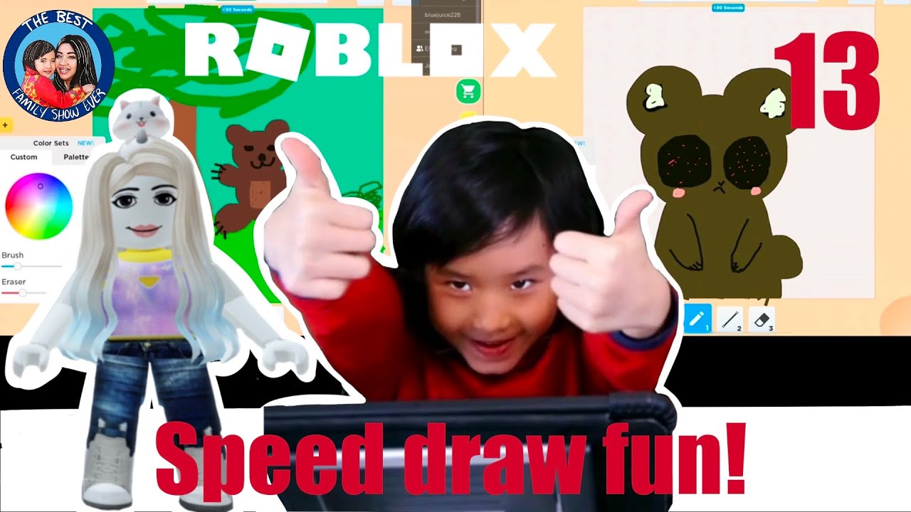 Ep13 Roblox Speed Drawing Challenge Unleashing Our Creativity To Win