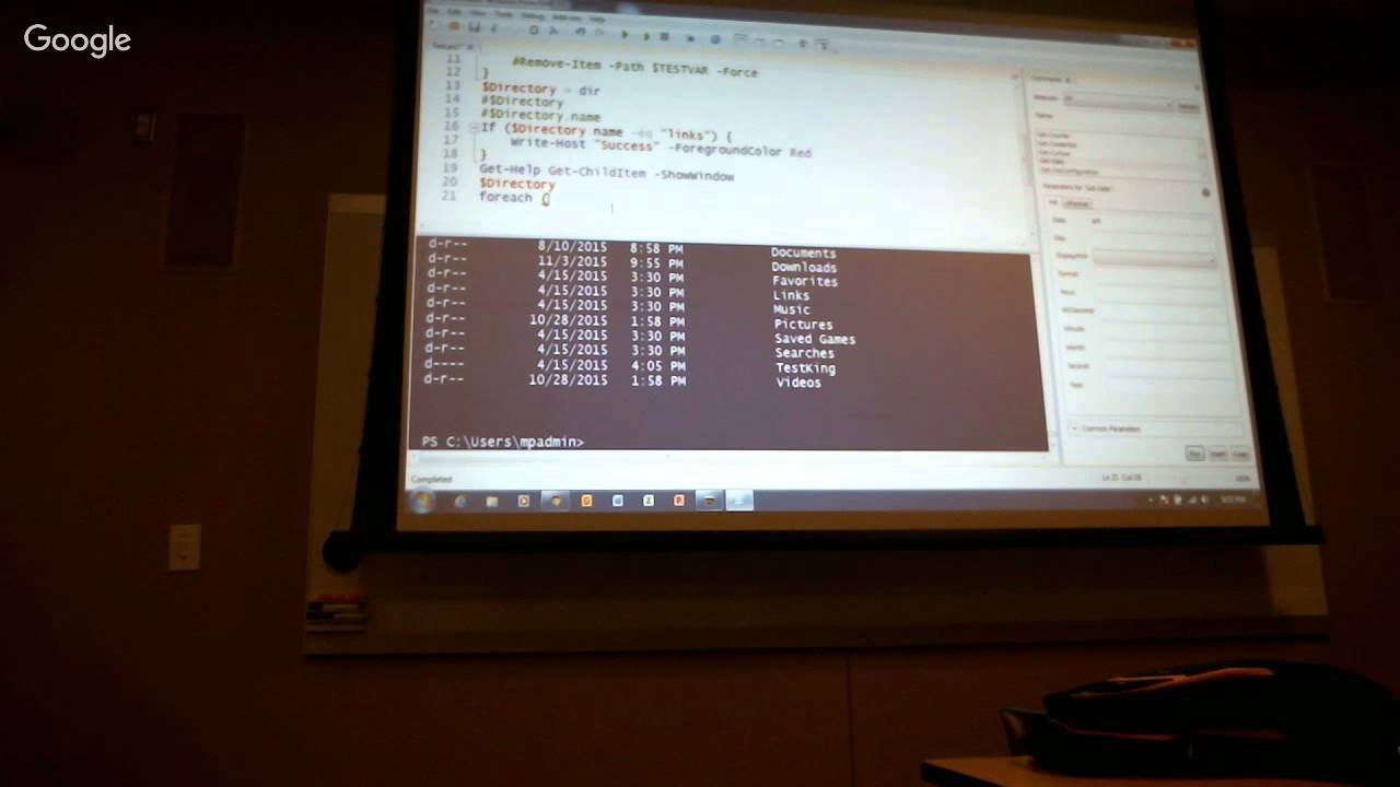 Powershell Beginners Class Youtube
