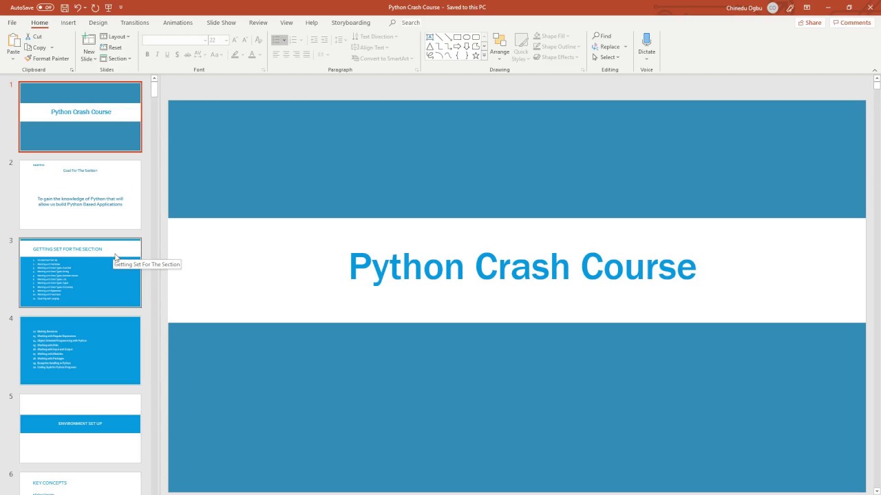 Python Crash Course Youtube