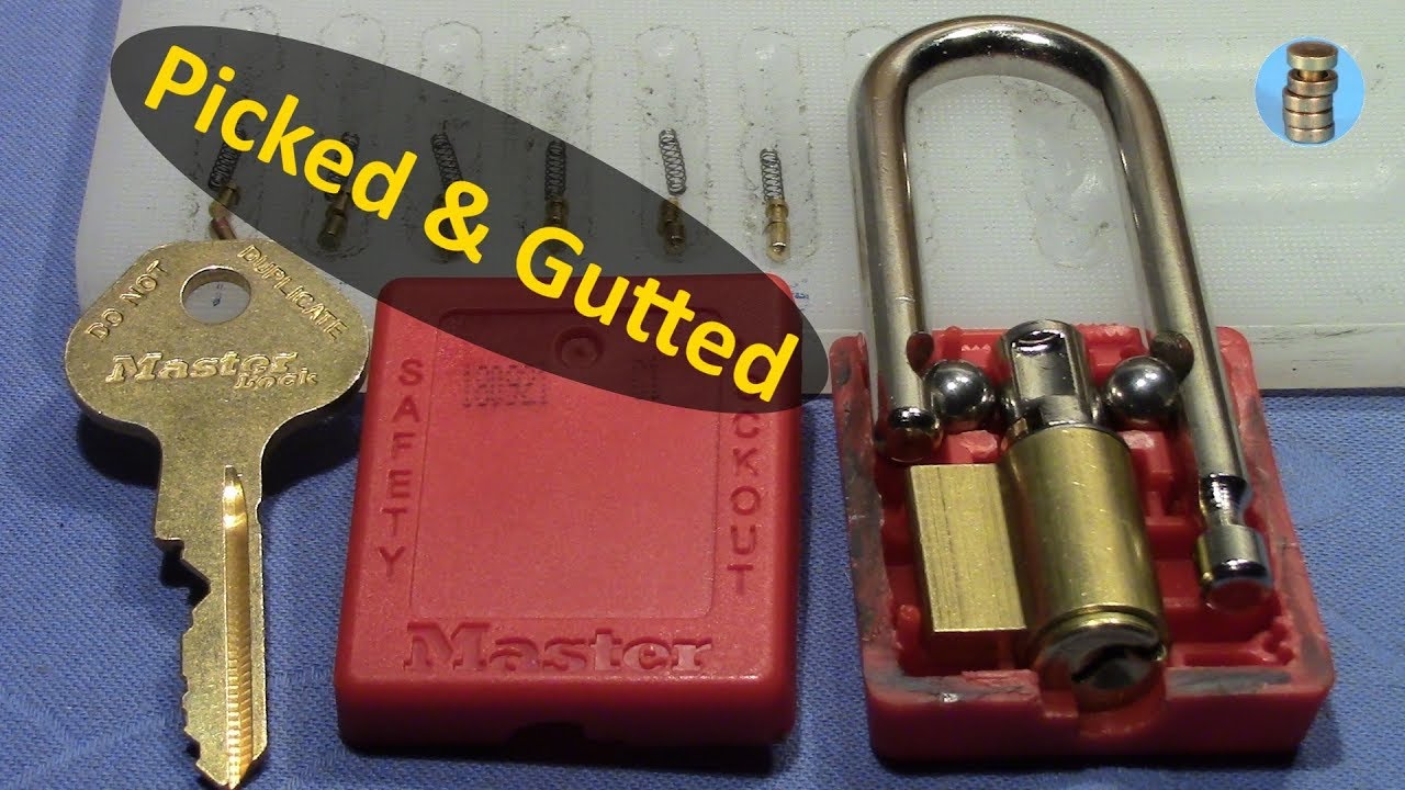 Picking 639 Master Lockout Locks Picked And Gutted Great Locks