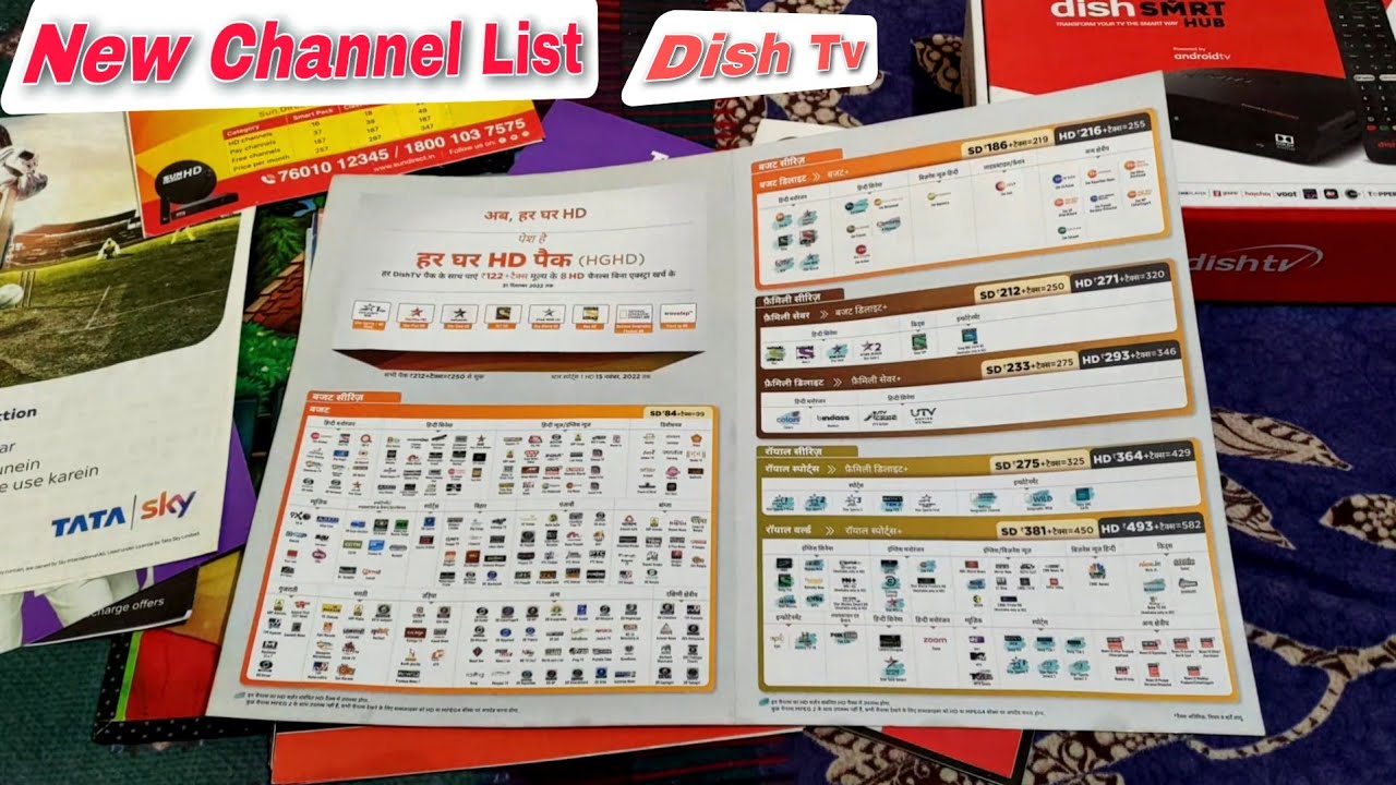 Dish Tv Channels List