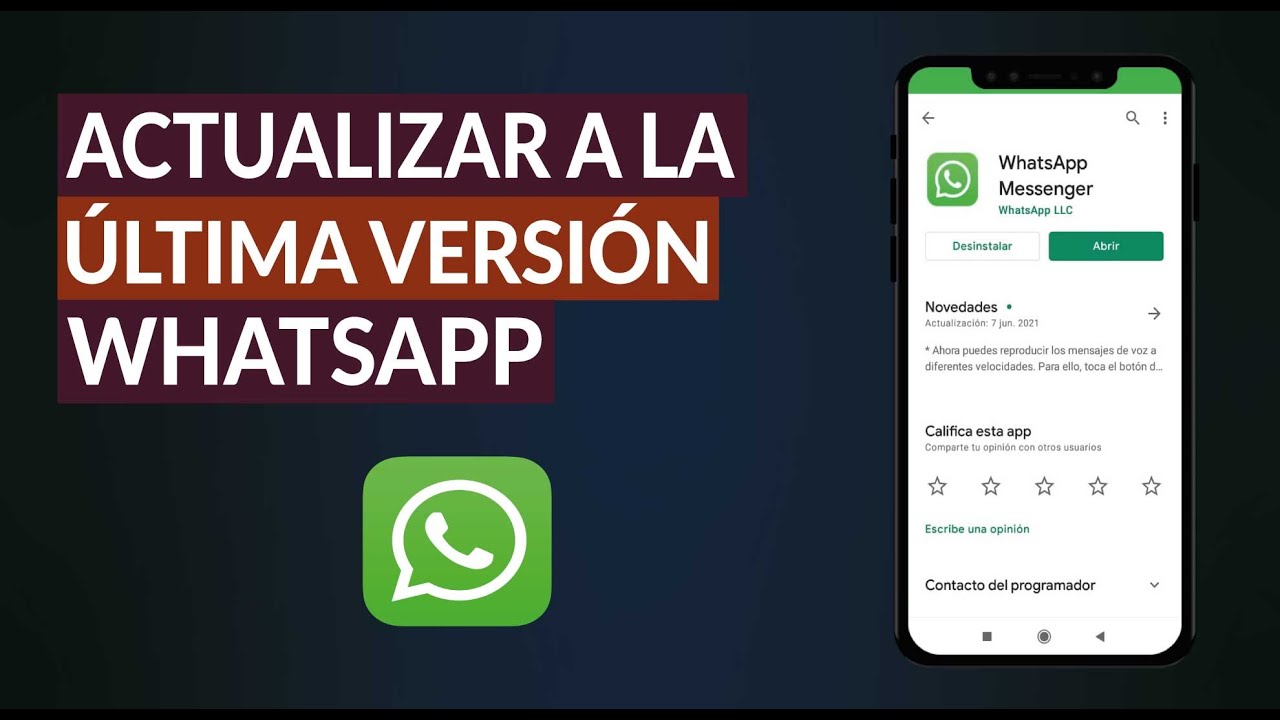 Cómo Actualizar Whatsapp Para Android O Iphone A La última Versión