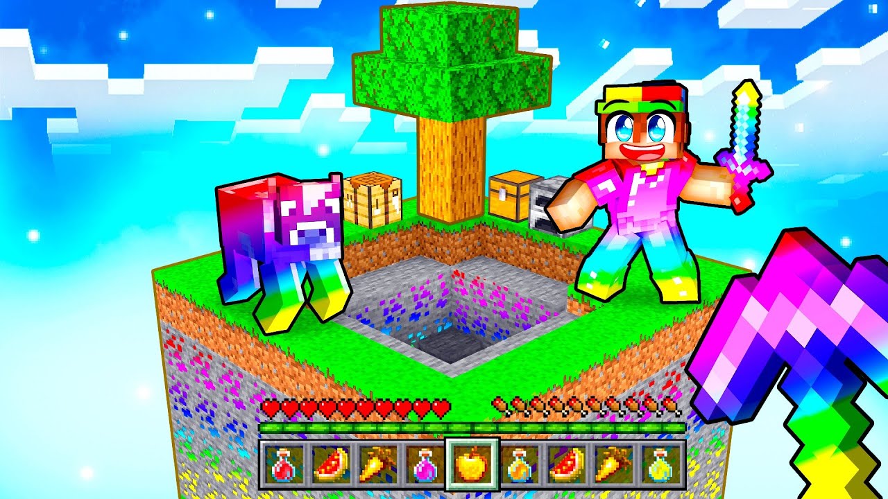 Surviving One Super Chunk In Minecraft Youtube