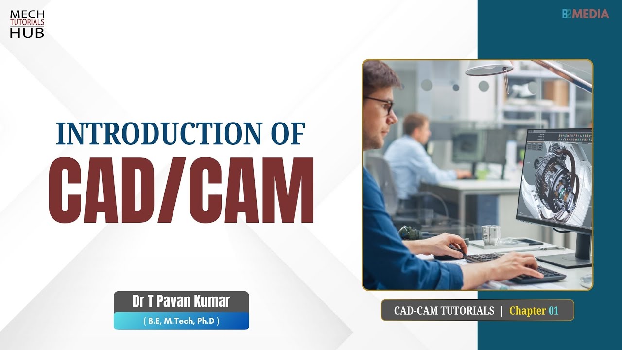 Cad Cam Introduction Cad Cam Tutorials Chapter 01 Youtube