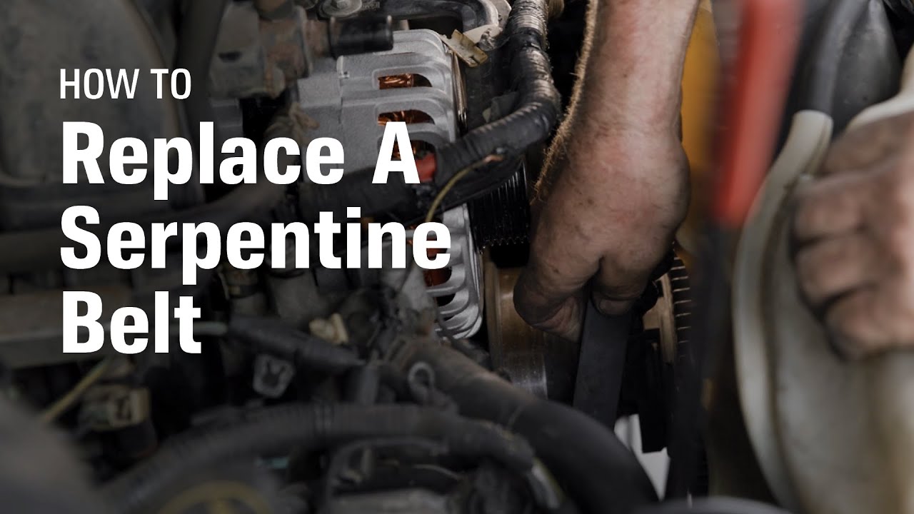 How To Replace A Serpentine Belt Youtube