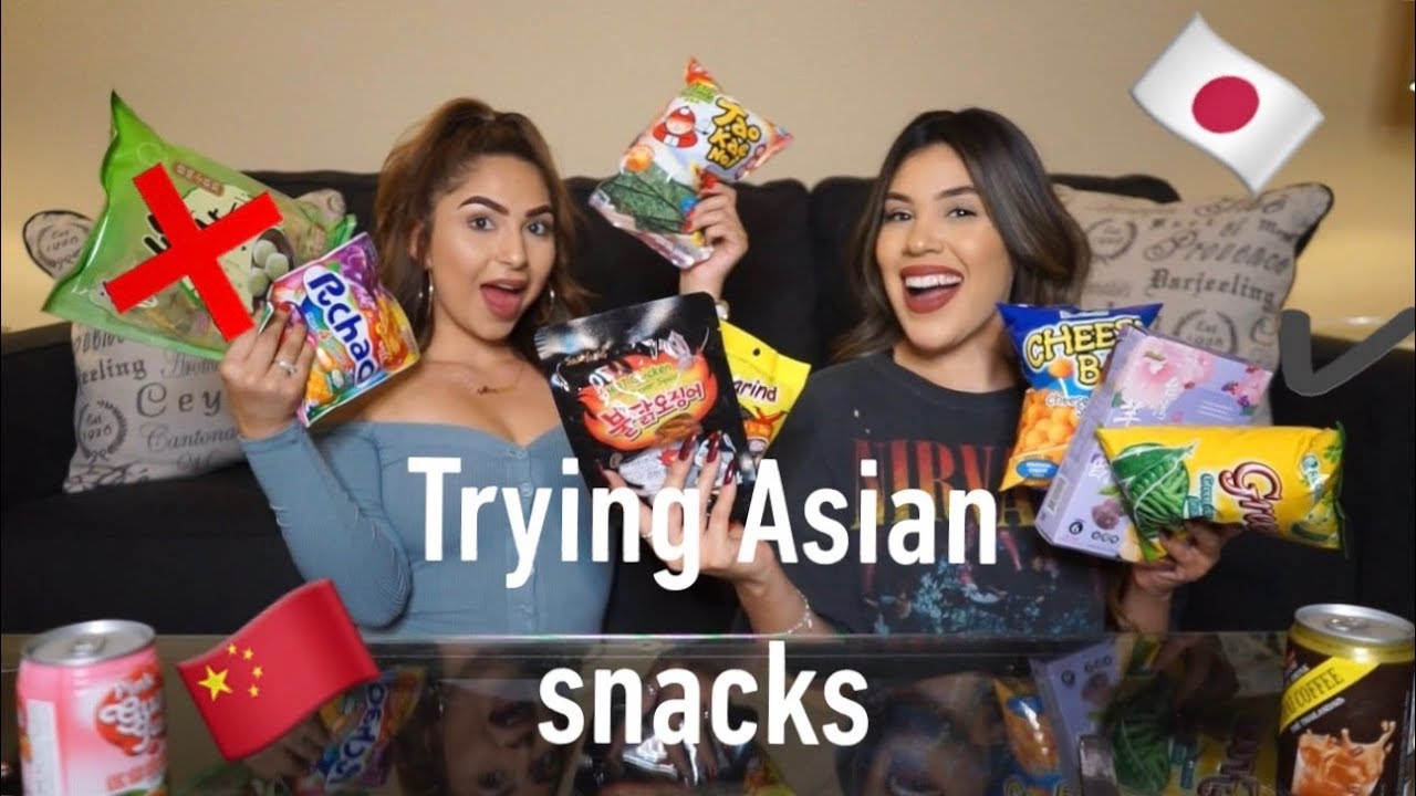 Latinas Try Asian Snacks Youtube