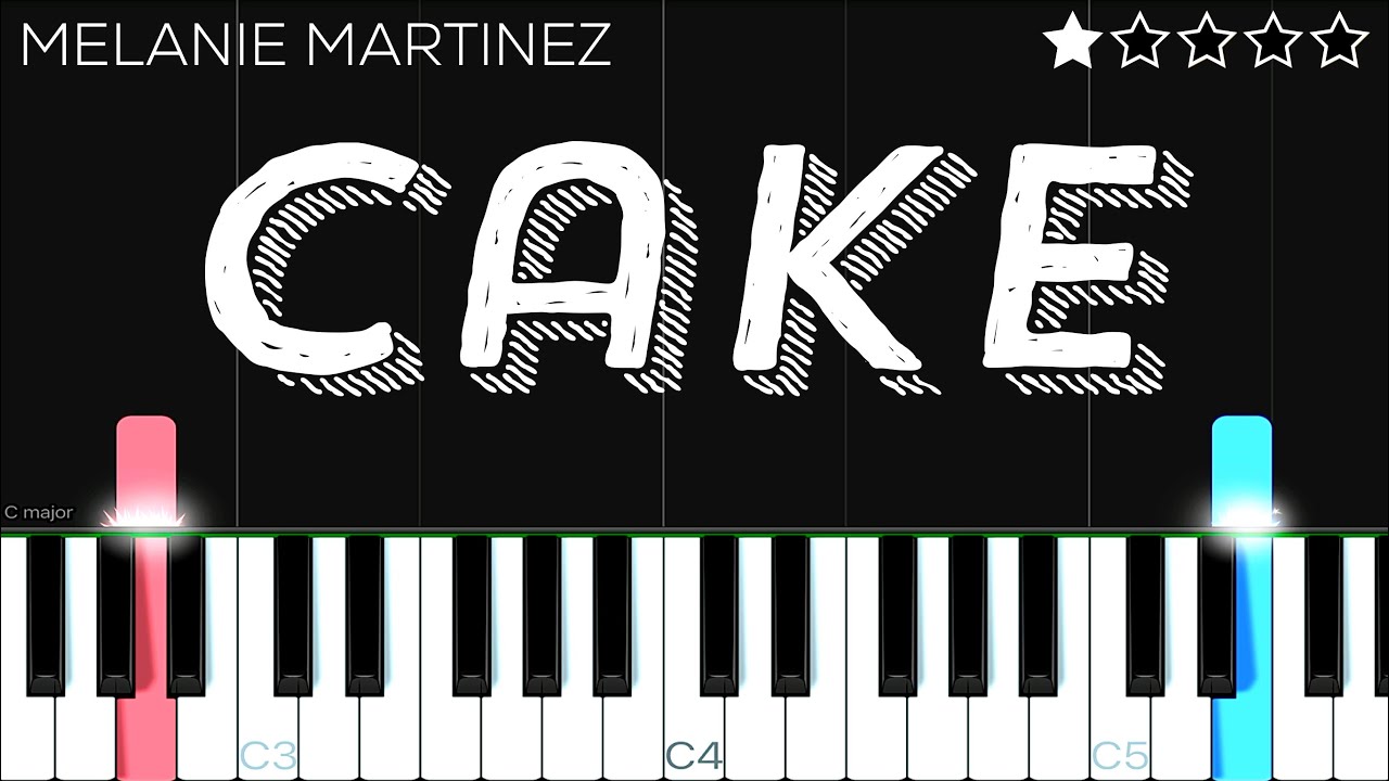 Melanie Martinez Cake Easy Piano Tutorial Chords Chordify