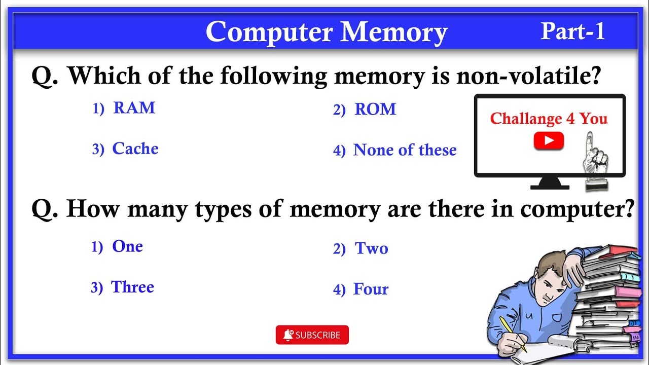 Top 1000 Computer Memory Mcq Question And Answers Part 1 For All