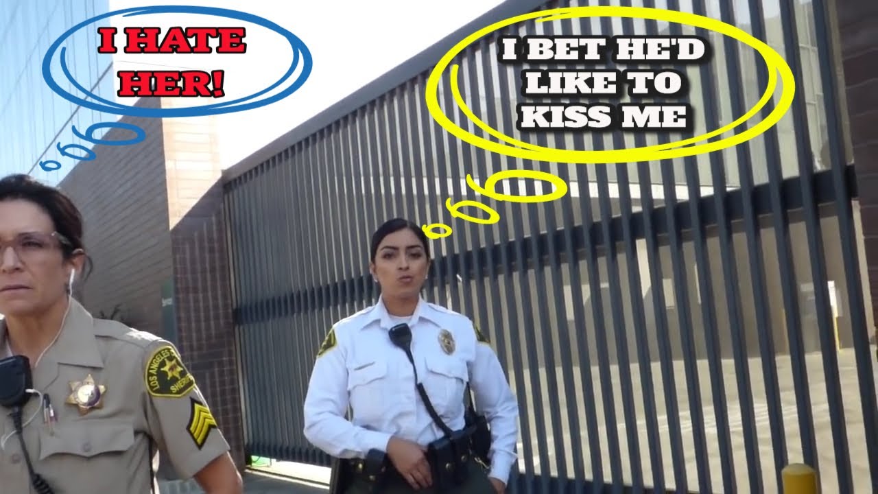 Female Cops Get Owned Trespassed On Public Sidewalk Youtube