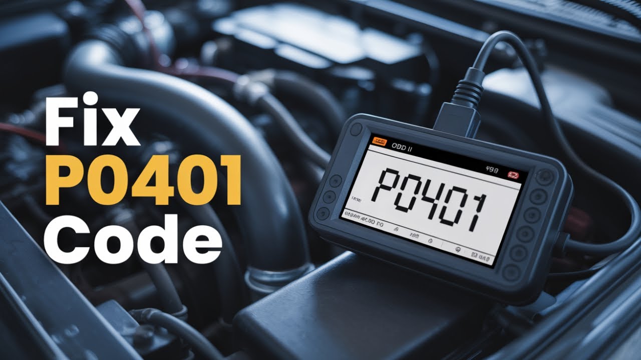 How To Fix P0401 Engine Code Youtube