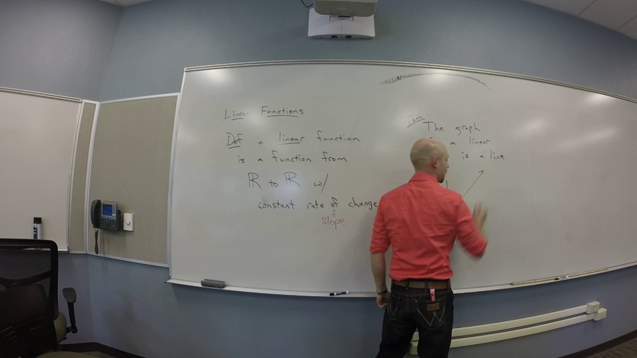 Linear Functions Youtube