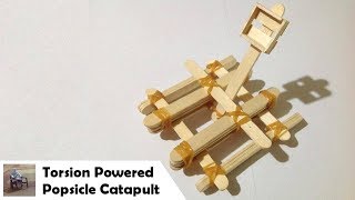How To Build A Tabletop Trebuchet With Popsicle Sticks Woodworking
