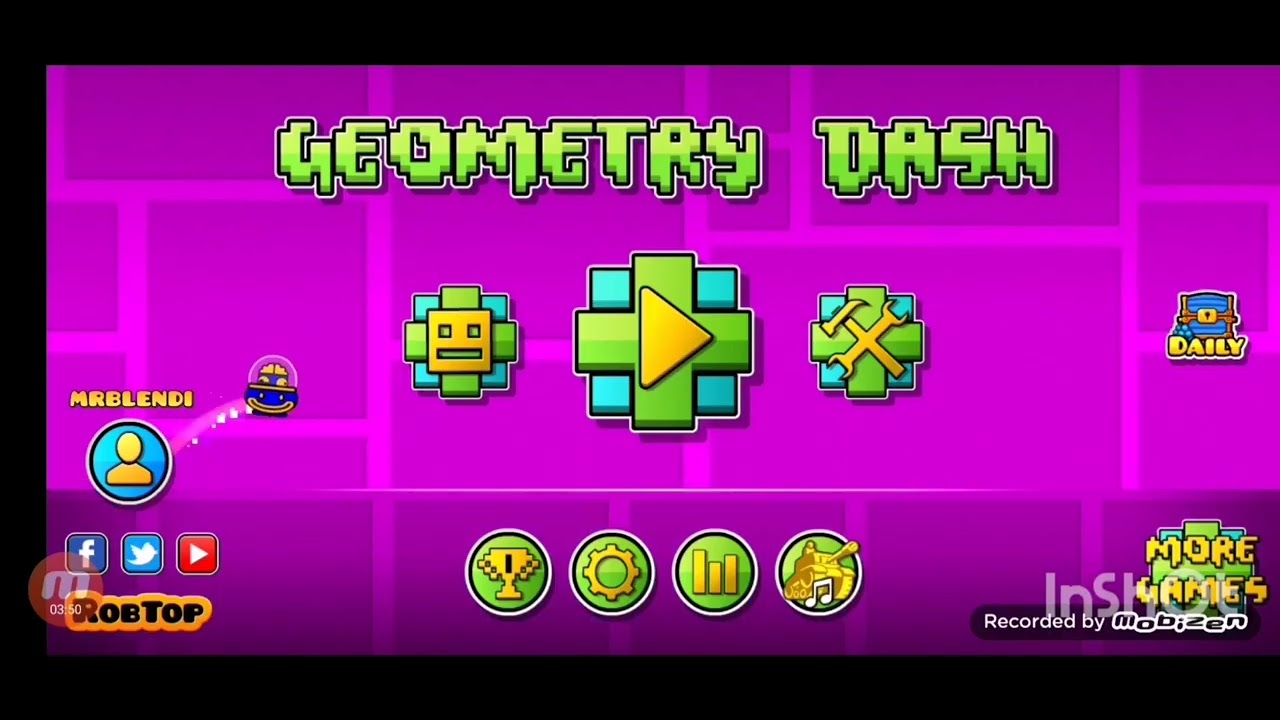 El Juego De Un Cubo Que Salta Geometry Dash Youtube