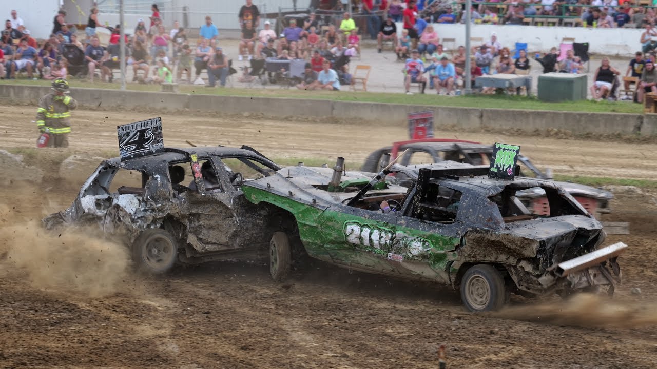 2025 Huron County Fair Demolition Derby Youtube