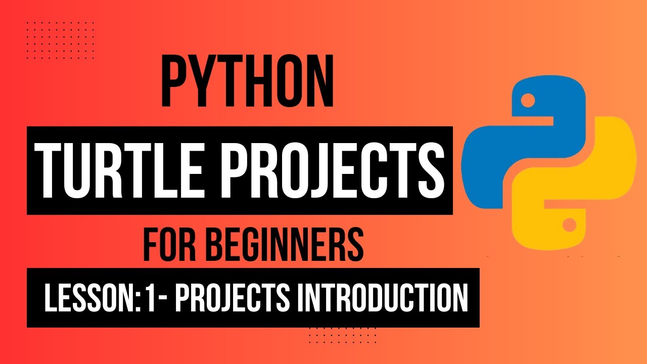 Introduction To Turtle Library Build Basic Python Projects Using