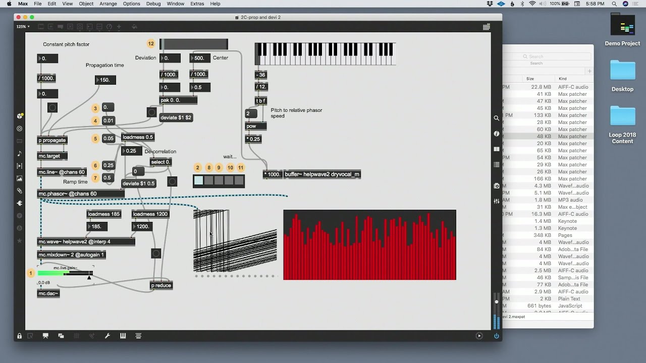 Multi Channel Audio As Creative Space Inside Max 8 S Mc Loop Youtube