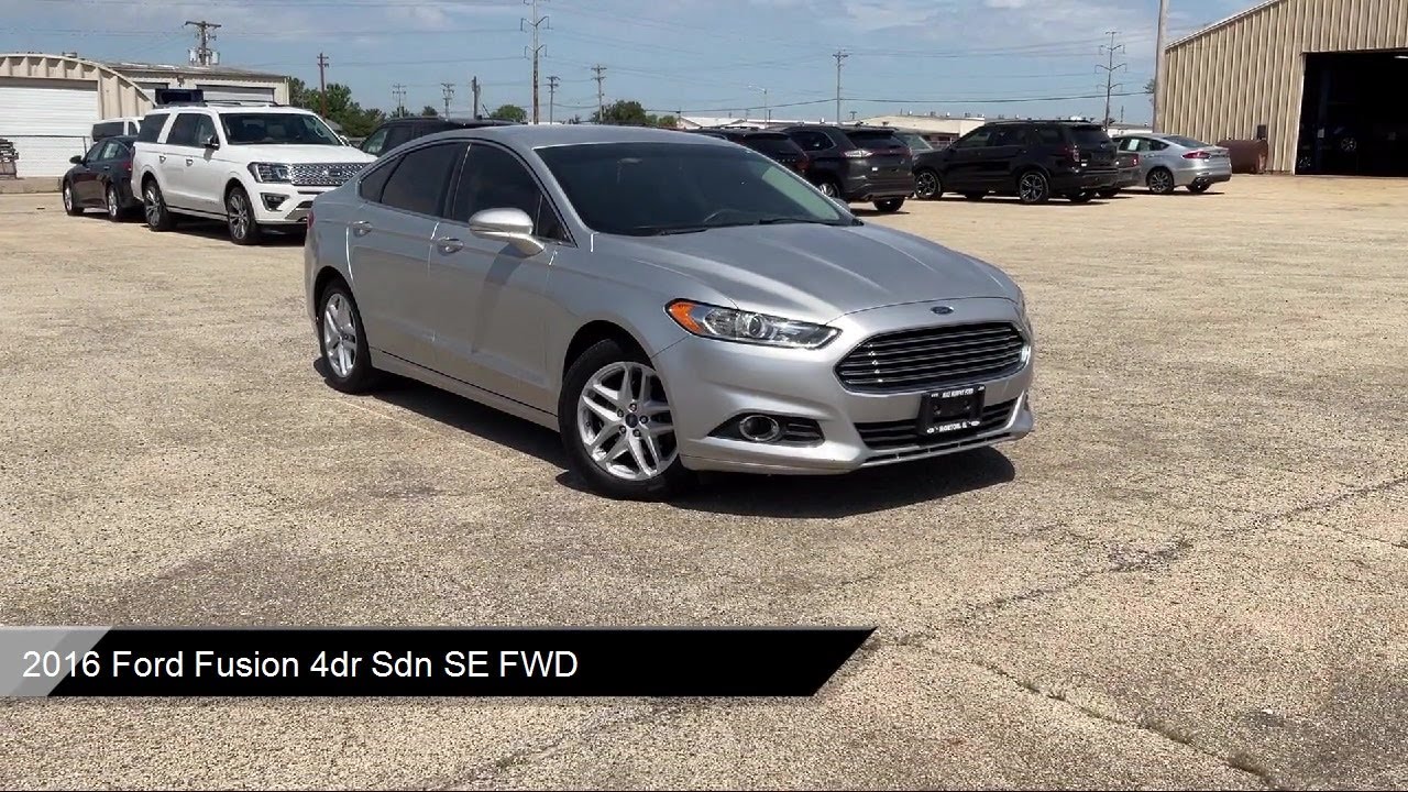 2016 Ford Fusion 4dr Sdn Se Fwd Morton Peoria Bloomington Pekin